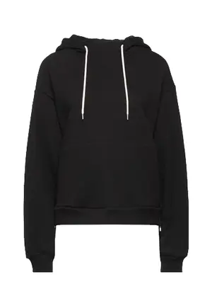 John Elliott Cotton-blend Hooded Sweatshirt - Black
