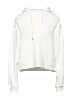 John Elliott Cotton-blend Hooded Sweatshirt - White