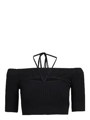 ANDREĀDAMO Knit Top - Black