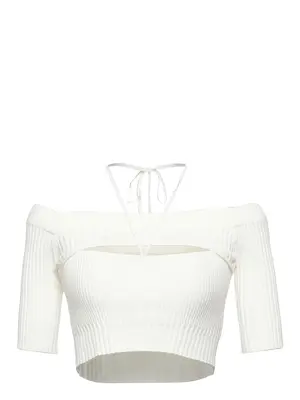 ANDREĀDAMO ANDREĀDAMO Knit Top Ivory