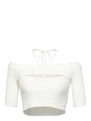 ANDREĀDAMO ANDREĀDAMO Knit Top White
