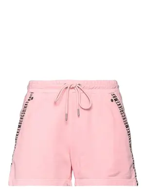 BIKKEMBERGS Sweatshirt Fleece Shorts - Pink