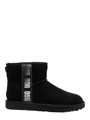 UGG Classic Mini Side Logo Boots - Black