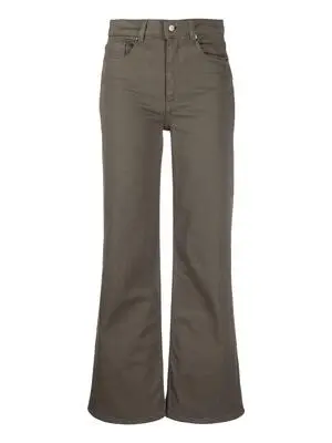 Fabiana Filippi Flared Straight-leg Jeans - Green
