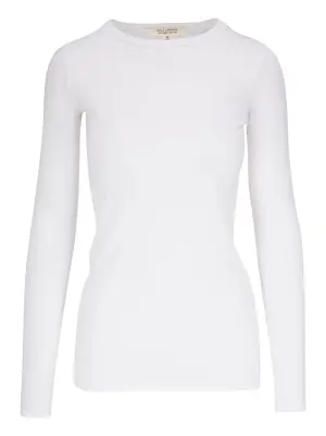 NILI LOTAN Nili Lotan Long-Sleeve Supima Cotton T-Shirt
