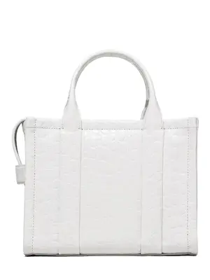 Marc Jacobs Croc-embossed Small Tote Bag - White