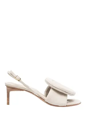 Jacquemus Cuscinu Slingback Sandals - Neutrals