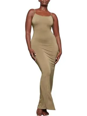 SKIMS SKIMS Smooth Lounge Low Back Cami Nightgown Khaki