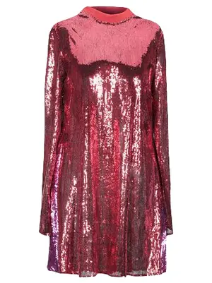 Philosophy Di Lorenzo Serafini Sequined Mini Dress - Red