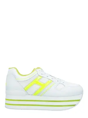 Hogan Leather Low-Top Sneakers Yellow