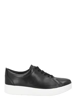 Fitflop Leather Sneakers - Black