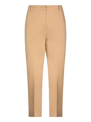 SEMICOUTURE SEMICOUTURE Tapered Mid-Rise Pants Camel