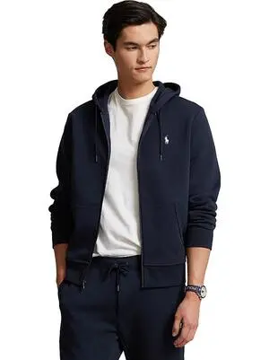 Polo Ralph Lauren Double Knit Full-zip Hoodie - Aviator Navy