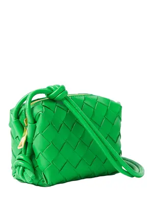 Bottega Veneta Loop Mini Crossbody Bag Green