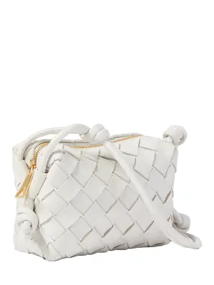 Bottega Veneta Loop Crossbody Bag - White