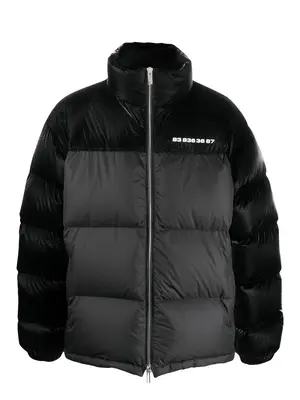 VTMNTS Two-tone Down Jacket - Black