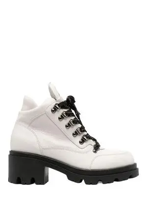 Emporio Armani 60mm Chalet Hiking Boots - White