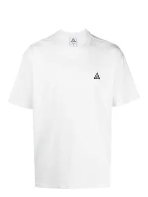 Nike Logo-embroidered T-shirt - White