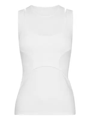 DION LEE Interlink Knitted Tank Top - White