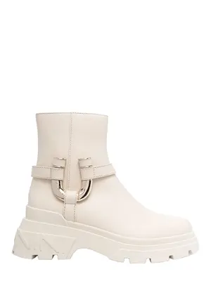 BALDININI Chunky Sole Ankle Boots - Neutrals