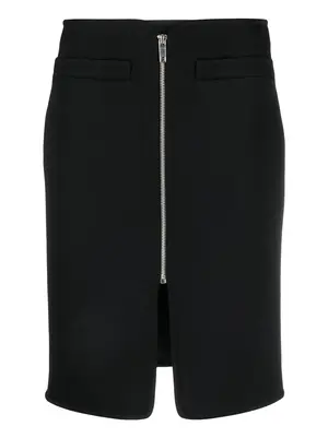 COURREGES Zip-fastening Skirt - Black