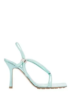 Bottega Veneta Reflection Leather Sandals Blue