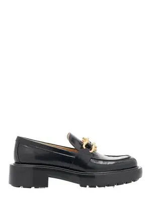 Bottega Veneta Monsieur Leather Loafers - Black
