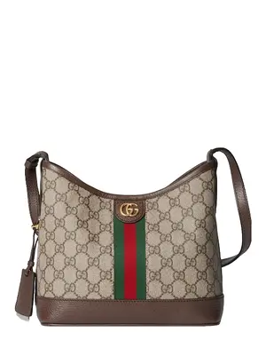 Gucci Ophidia Small Shoulder Bag Beige And Ebony Gg Supreme
