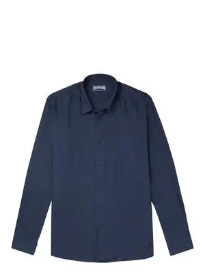 Vilebrequin Caroubis Linen Shirt - Blue