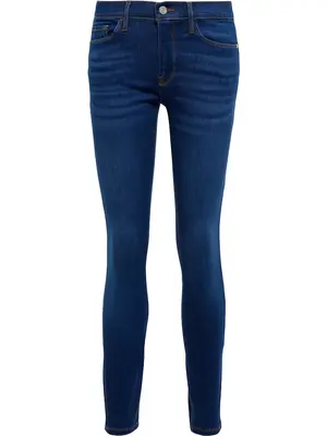 FRAME Le Skinny De Jeanne High-rise Jeans - Blue