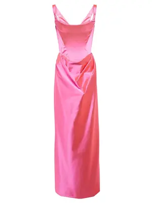 VIVIENNE WESTWOOD Camille Satin Gown - Pink