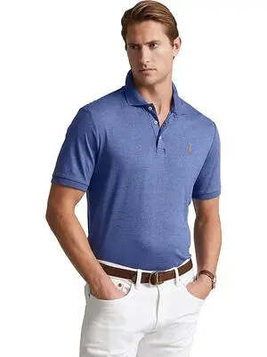 Polo Ralph Lauren Classic Fit Soft Cotton Polo Shirt - Faded Royal Blue