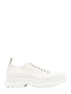 Alexander McQueen Tread Slick Lace-up Sneakers - Neutrals