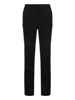 COURREGES Mid-rise Slim-fit Trousers - Black