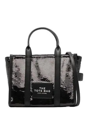 Marc Jacobs The Mini Logo-patch Tote - Black