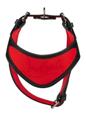 CHRISTIAN LOUBOUTIN Leather Dog Harness - Black