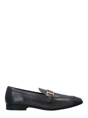 TOD'S Loafers In Calfskin With Brand Logo Lead
