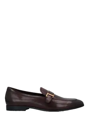 TOD'S Loafers In Calfskin With Brand Logo - Purple