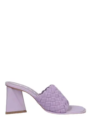 STRATEGIA STRATEGIA Textile Slide Sandals Purple