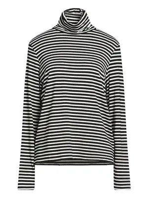 Majestic Filatures MAJESTIC FILATURES Striped Jersey T-Shirt Black