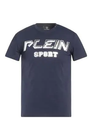 PLEIN SPORT T-shirt Size Cotton, Elastane - Blue