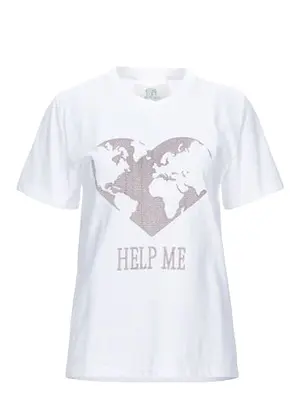 Alberta Ferretti Printed Organic Cotton T-Shirt White