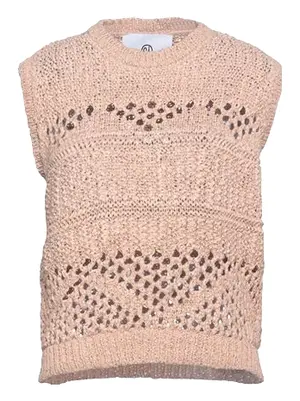 EVEN IF EVEN IF Knitted Sleeveless Top Pink