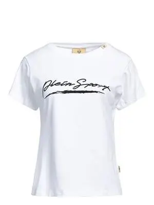 PLEIN SPORT Logo-print Stretchy T-shirt - White