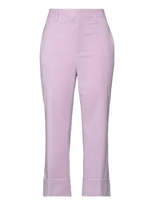 Dsquared2 Straight-Leg Cropped Trousers Purple