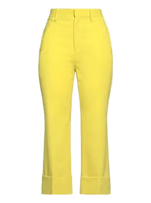 Dsquared2 Straight-Leg Cropped Trousers Yellow