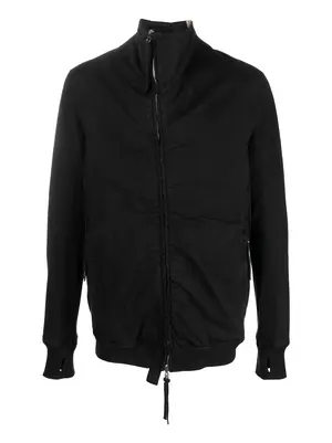 Boris Bidjan Saberi High-neck Zip-up Jacket - Black
