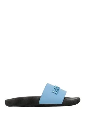 LANVIN Arpège Logo-embellished Slides - Blue