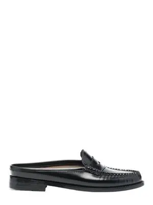G.H.BASS 20mm Penny Loafer Mules - Black