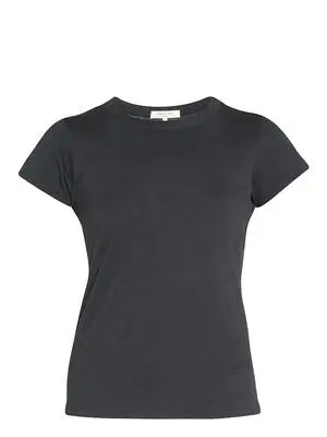 Rag & Bone Slub Crewneck Tee - Black